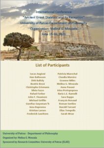 Poster – Ancient Greek Dialectic and its Reception